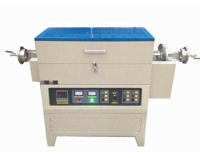 China OD80mm 1100C Quartz Tube Furnace Vacuum Nitrogen Gas Oven for New Material Testing for sale