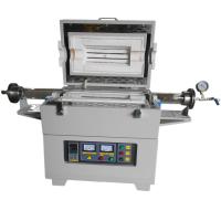 China 1200C Electric Tube Furnace with Vacuum Pump Quartz Tube 50x300mm Argon Atmosphere for sale
