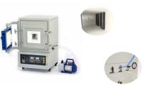 China 1700C 3.4L Vacuum Atmosphere Furnace with MoSi2 Heating Elements for Lab Annealing for sale