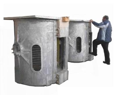 China Industrial Scrap Induction Melting Furnace 1000Hz for Steel Copper 500kg Capacity for sale
