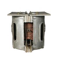 China 350kg Aluminum Induction Melting Furnace With Tilting Controller for sale