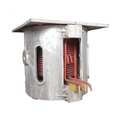 China Industrial 1.5 Ton Cast Iron Induction Melting Furnace 1000KW 1650°C Steel Melting for sale