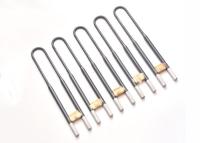 China 1700C Tube Furnace MoSi2 Heater Rod W U L Shape Electric Heating Element 1800C Max for sale