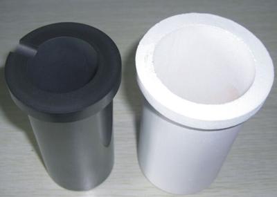 China 95% Alumina Cylindrical Graphite Crucible for Induction Furnace 1500°C Melting Parts for sale