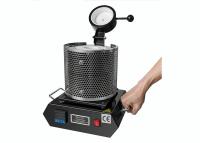China Mini Digital Crucible Melting Furnace 1kg 2kg 3kg 1150C High Purity Graphite Crucible for sale