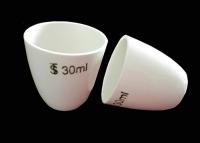 China 99% Alumina Ceramic Mini Cylinder Crucible 1800C for Tube Muffle Furnace for sale