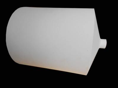 China Cylindrical Alumina Graphite Crucible 99 Al2O3 1500C Metal Glass Melting Small Cup for sale