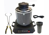 China Lightweight Portable Gold Melting Furnace Customized Plug With PID Controller for sale