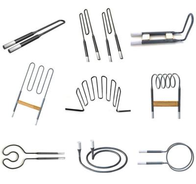China MoSi2 Heating Element Molybdenum Disilicide Rod 1800C Resistance Furnace Heater 6mm 12mm for sale