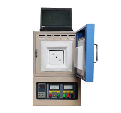 China 1800C High Temperature Muffle Furnace MoSi2 Heater 100x100x100mm Chamber for Chemistry Lab for sale