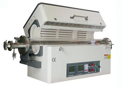 China Desktop 1200C Dual Zone Horizontal Tube Furnace 600mm Heating Length for Lab Research for sale