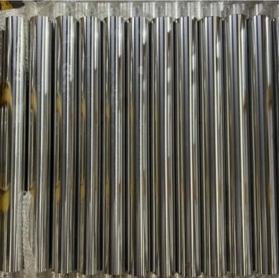 China Ground and chrome plated Chrome Piston Rod manufactured using CK45 42CrMo4 and 20MnV6 materials available in sizes 25 to 250 millimeters for sale