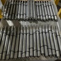 China Chrome Piston Rod made from CK45 20MnV6 42CrMo4 SUS304 SUS316 steel bars with precision f7 tolerance and surface hardness min HV900 for sale