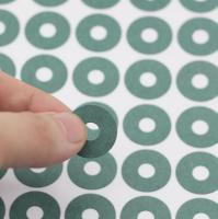 China 18650 Lithium Battery Insulator Rings Highland Barley Paper Adhesive Backing 16mm for sale