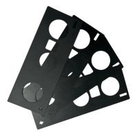 China Flame Retardant Black PC Film for EV Battery Pack LFP Prismatic Cell Insulation Gasket Custom Die-Cut Sheet for sale