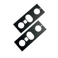 China Custom Die Cut Flame Retardant PC Mylar Insulation Gasket for Lithium Battery Cell Top Cover 0.5mm for sale