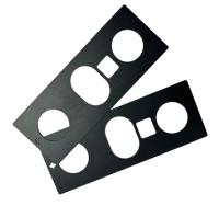 China Custom Die Cut Flame Retardant PC Mylar Insulation Gasket for Lithium Battery Cell Top Cover 0.5mm for sale