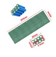 China 21700 Battery Fish Paper Insulation Sheet | 8 Cell Battery Insulation Gasket | Flame Retardant Fish Paper for Lithium Battery Module | Custom Die Cut Battery Insulation Paper for sale