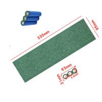 China 0.25mm Single-Sided Adhesive Fish Paper Insulation Gasket for 3-Cell Hollow 21700 Lithium Battery Pack for sale