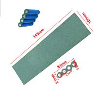 China 4P Hollow Fish Paper Insulation Gasket for 21700 Lithium Battery Pack, High Temperature Resistant Die-Cut Battery Module Pad for sale