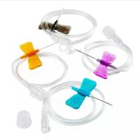 China 18-27G EO Sterile Multi-Color Coded Butterfly Needle Disposable Medical Scalp Vein Set for Infusion & Blood Collection for sale