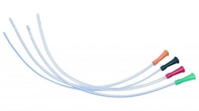 China CE ISO Medical Disposable Silicone Coated Catheter Nelaton Catheter With Normal Eyes for sale