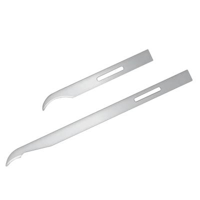 China Medical Disposable Stitch Cutter With Curve Single Use Strile Long Grip for sale