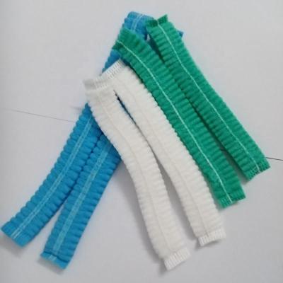 China Customize Disposable Non-Woven Surgical Nurses Cap Elasticity Medical Surgical Mob Caps for sale