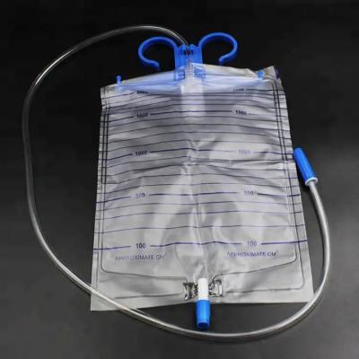 China Medical Grade 100ml PVC Urinary Drainage Bag PVC Anti Reflux Valve For Post Surgery for sale