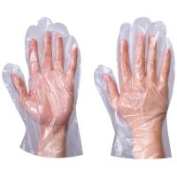 China Plastic Polythene HDPE PE Clear Disposable Gloves For Hospital And Household for sale