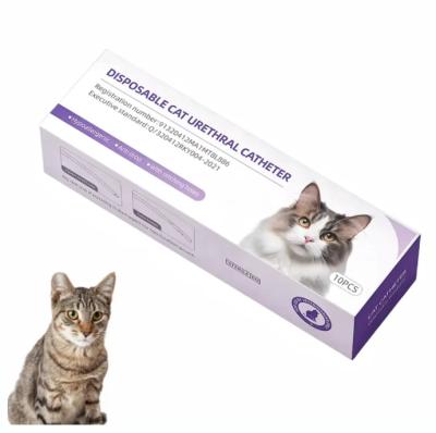 China Cat Urinary Catheter With Stylet Professional Veterinary Flushing Retention Catheter For Feline Care for sale