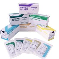 China Polyglycolic Acid PGA Surgical Sutures 910 Vicry Silk Chromic Catgut Nylon Surgical Suture for sale