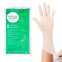 China Sterile Chemical Gloved -medica Disposable Examination Powered Surgical Powder Free Medical Latex Gloves for Hospital for sale
