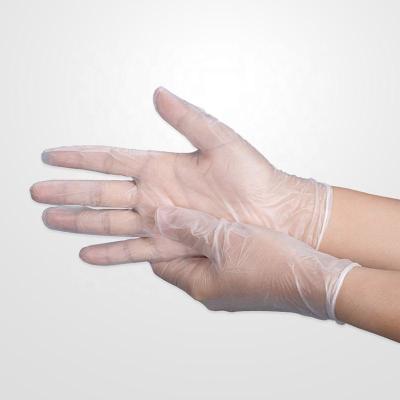 China Vinil Chemical Disposable Protection Gloves Transparent Black Red Blue Industrial Powder Free for sale
