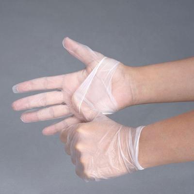 China Pvc Anti Skid Wear Resistant Disposable Gloves Bulk For Beauty Salon Food Handling Use for sale