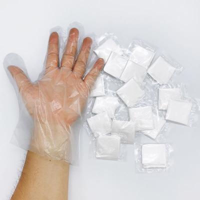 China Pe Household Ldpe Hdpe Cpe Tpe Disposable Protection Gloves For Food Preparing for sale