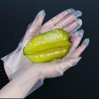 China Food-Grade Disposable PE Gloves with Non-Slip Embossed Texture and Individually Packed for Hygiene for sale
