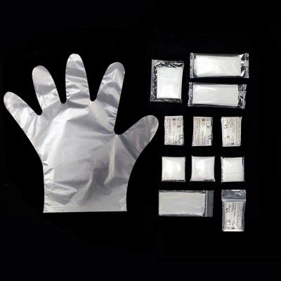 China Food Grade Disposable PE Gloves with Non-Slip Embossed Texture and Individually Packed for Safety for sale