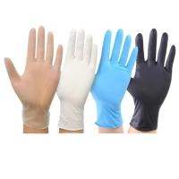 China Disposable Latex Gloves High Elasticity Multi-Color Pink/Blue/White ISO/CE Certified Medical Examination Gloves for sale