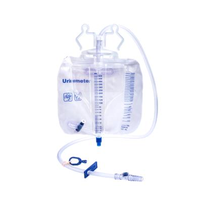 China Large Scale Urine Meter Drainage Bag Accurate Urine Output Air Vent  Design for Infection Control for sale