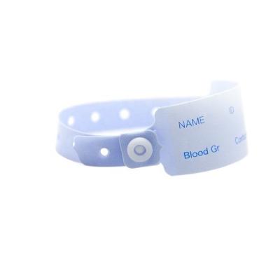 China Sterilized Waterproof Comfort-Fit Patient ID Bracelet Hospital Wristband for Surgical Medical Use for sale