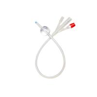 China Sterile 3-Way Silicone Foley Catheter for Adult Use with Balloon Control in Fr 16-26 for sale