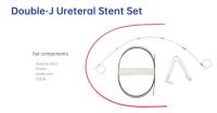 China Medical-Grade Double J Ureteral Stent Set – Class II PVC with 22mm-26mm Length for Optimal Urinary Healing for sale