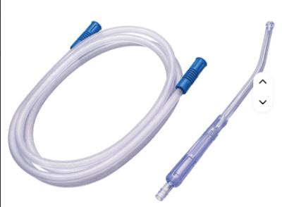 China Class I High-Flow Yankauer Suction Set with 3 Years Shelf Life for Medical Airway Clearance for sale