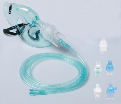 China Medical Grade PVC Nebulizer Mask with 360° Swivel Connector and Soft Seal for Comfortable Aerosol Therapy for sale