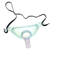 China Adult PVC Clear Tracheostomy Mask with 360° Swiveling Connector, EO Sterilized Class II Medical Oxygen Mask for sale
