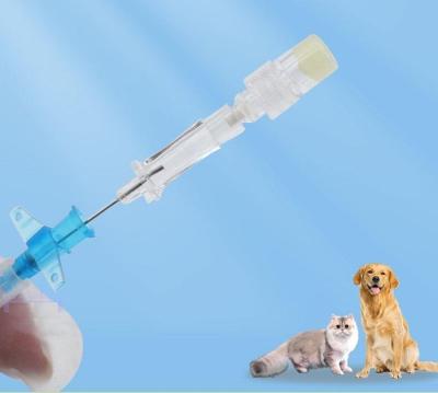 China Small Winged IV Cannula with Heparin Lock | Flexible, Safe, and Designed for Small Animal IV Use for sale