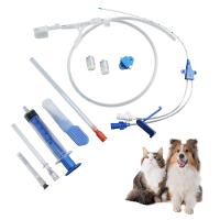 China Class II Veterinary Central Venous Catheter Kit with 1-year Shelf Life and Biocompatible Materials for sale