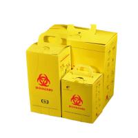 China Eco-friendly Kraft Paper Sharps Box - Puncture-resistant Biohazard Container with ISO/CE Certification for sale