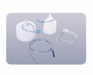 China Non-Spring Hollow Closed Wound Drainage System with PVC Tube & Trocar for Post-Surgery Fluid Management for sale
